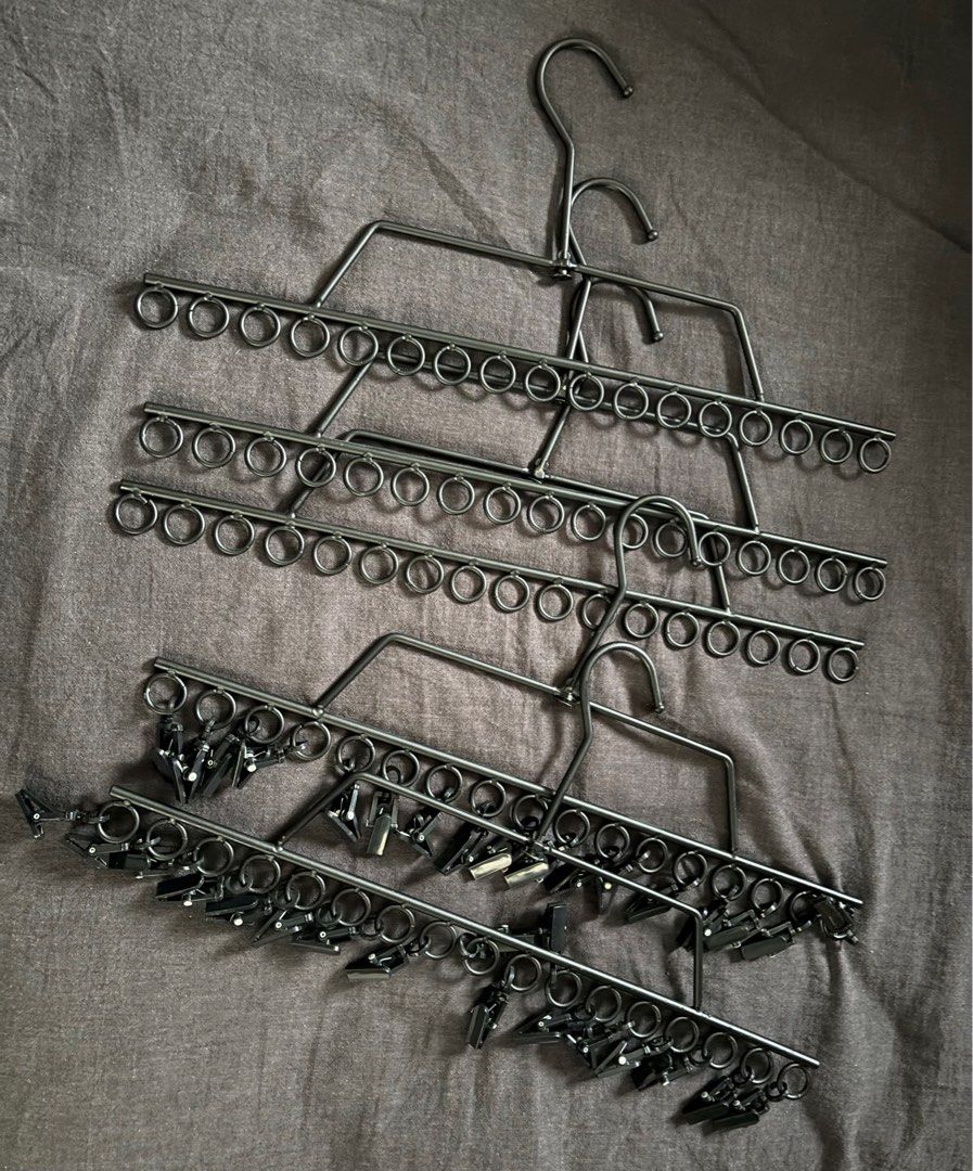 Hijab / rudung organizer hanger x 5 with 50small hangers, Women's ...