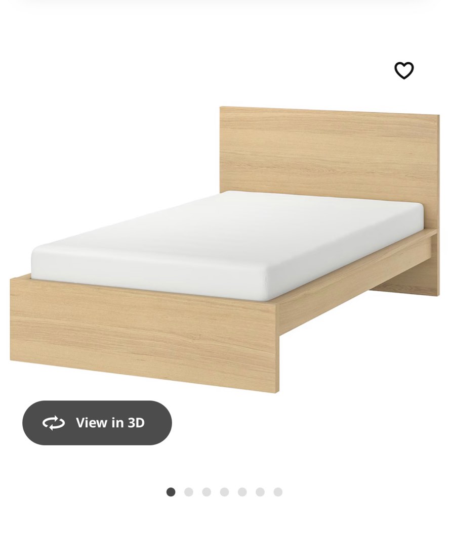 IKEA MALM bed frame 1.2x2m, Furniture & Home Living, Furniture, Bed ...