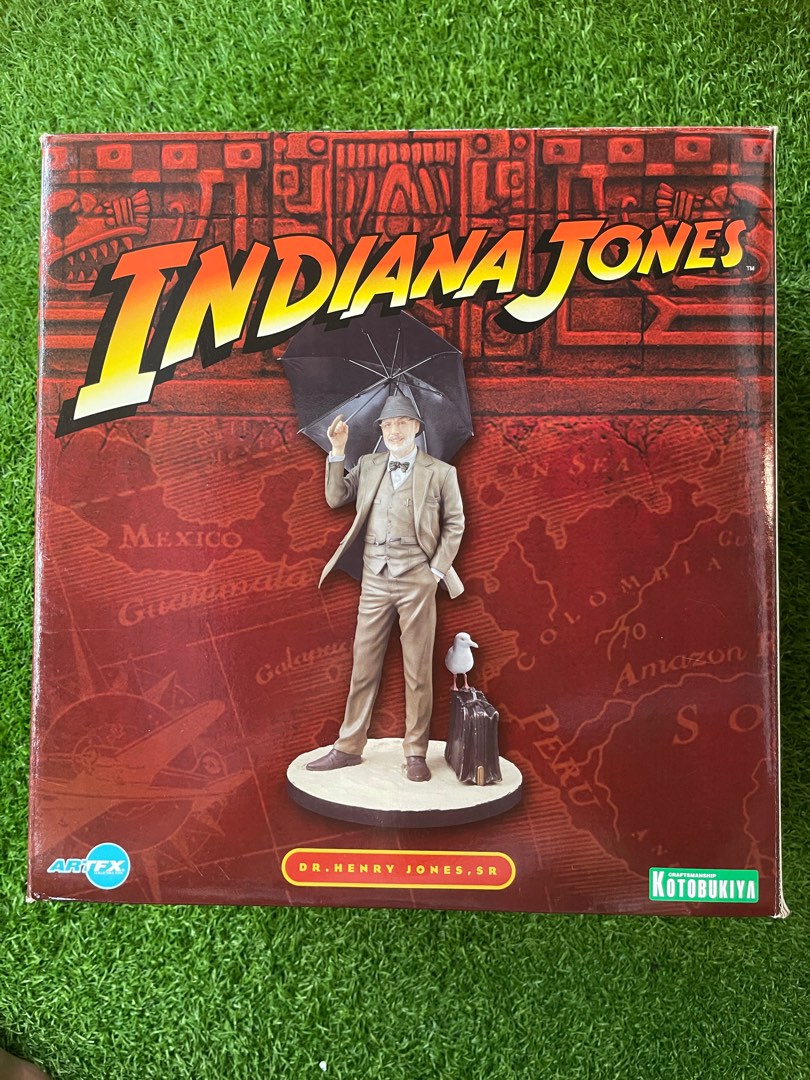 Indiana Jones Dr. Henry Jones Sean Connery Artfx Figure Kotobukiya ...