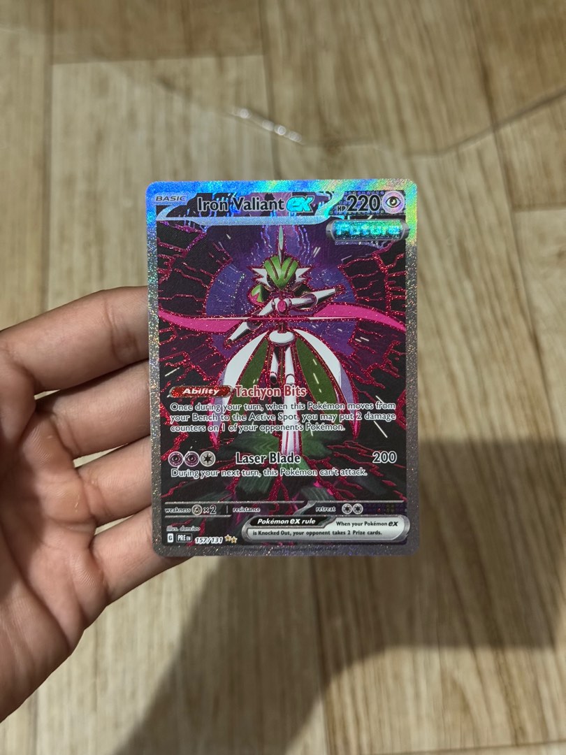 Iron Valiant EX SIR - Pokemon Prismatic Evolutions, Hobbies & Toys ...