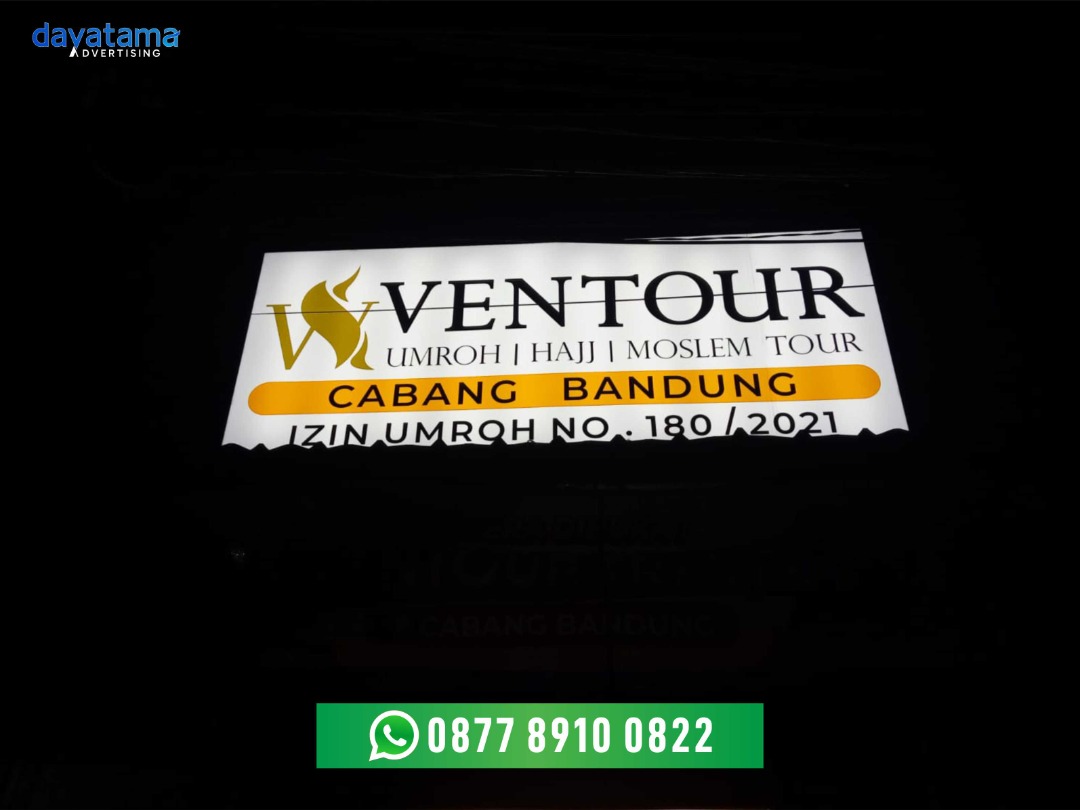 Jasa Pembuatan Plang Reklame Huruf Timbul dan Neon Box Bandung, Desain ...