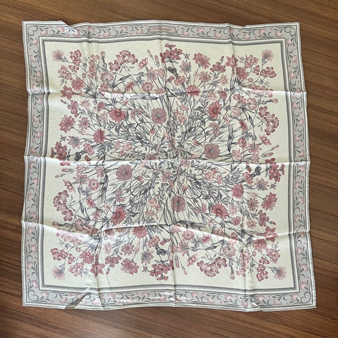 Jim Thompson Silk Scarf, Women's Fashion, Watches & Accessories ...