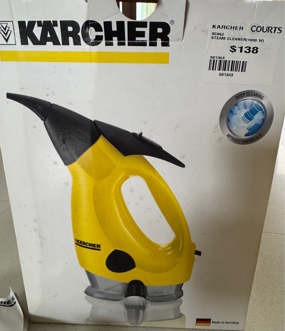 Karcher steam cleaner, TV & Home Appliances, Irons & Steamers on Carousell