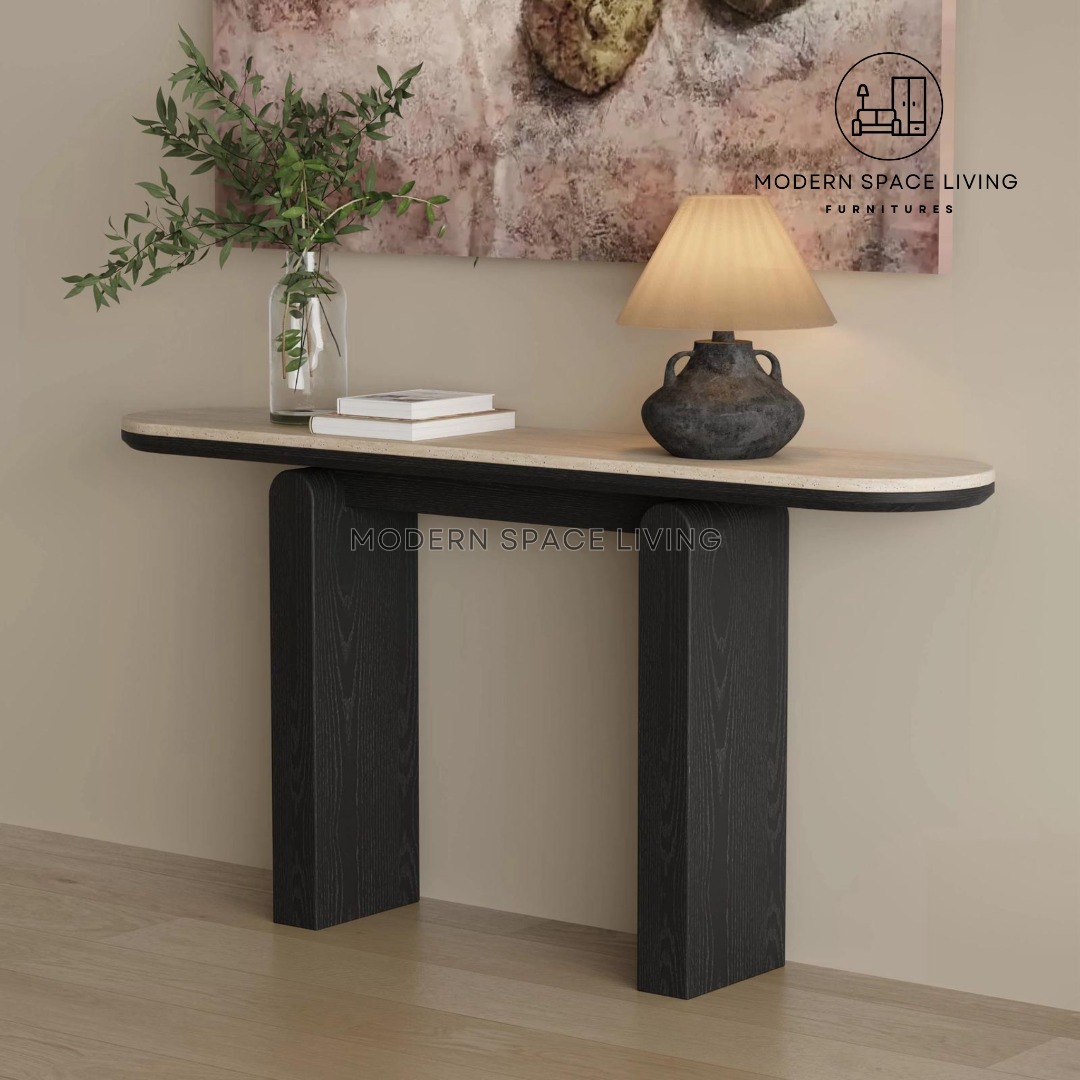 KOA Modern Sintered Stone Console Table / SDR943, Furniture & Home ...
