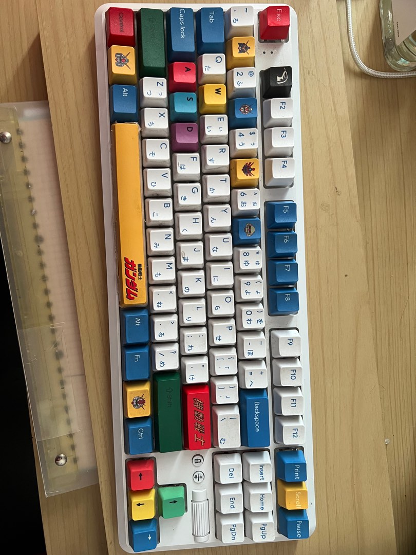 Koodo Beast Pro TKL Gundam Keycaps Keyboard, Elektronik, Komputer ...