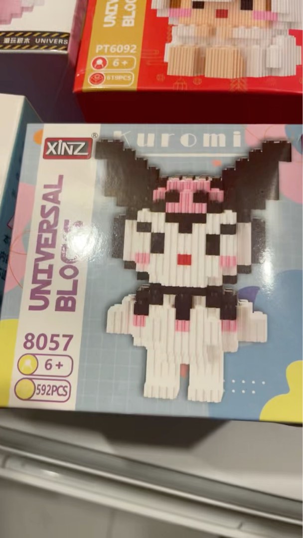 kuromi nanoblocks Xinz Universal Blocks 592pcs, Hobbies & Toys, Toys ...