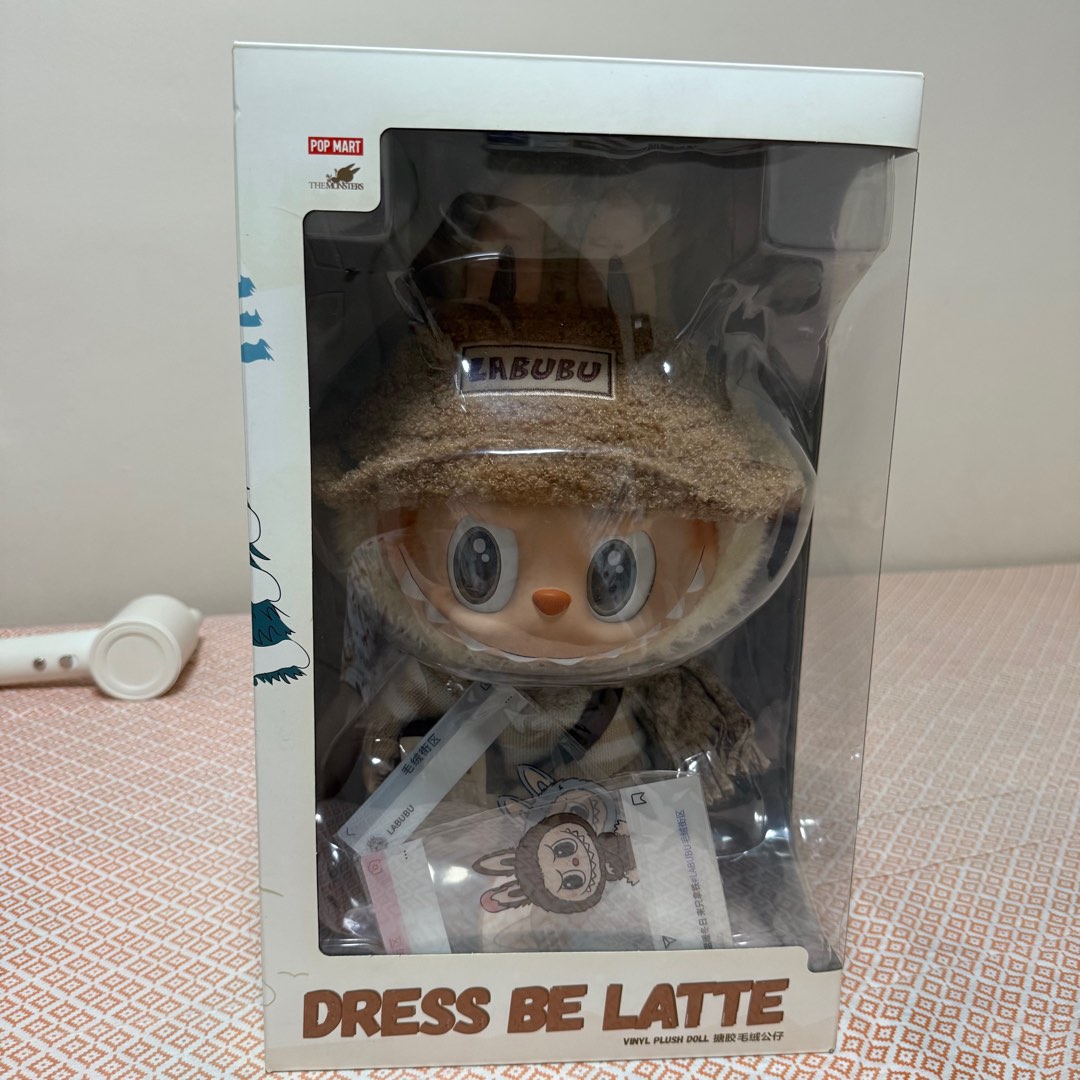 Labubu Dress Be Latte Plush Doll, Hobbies & Toys, Memorabilia ...