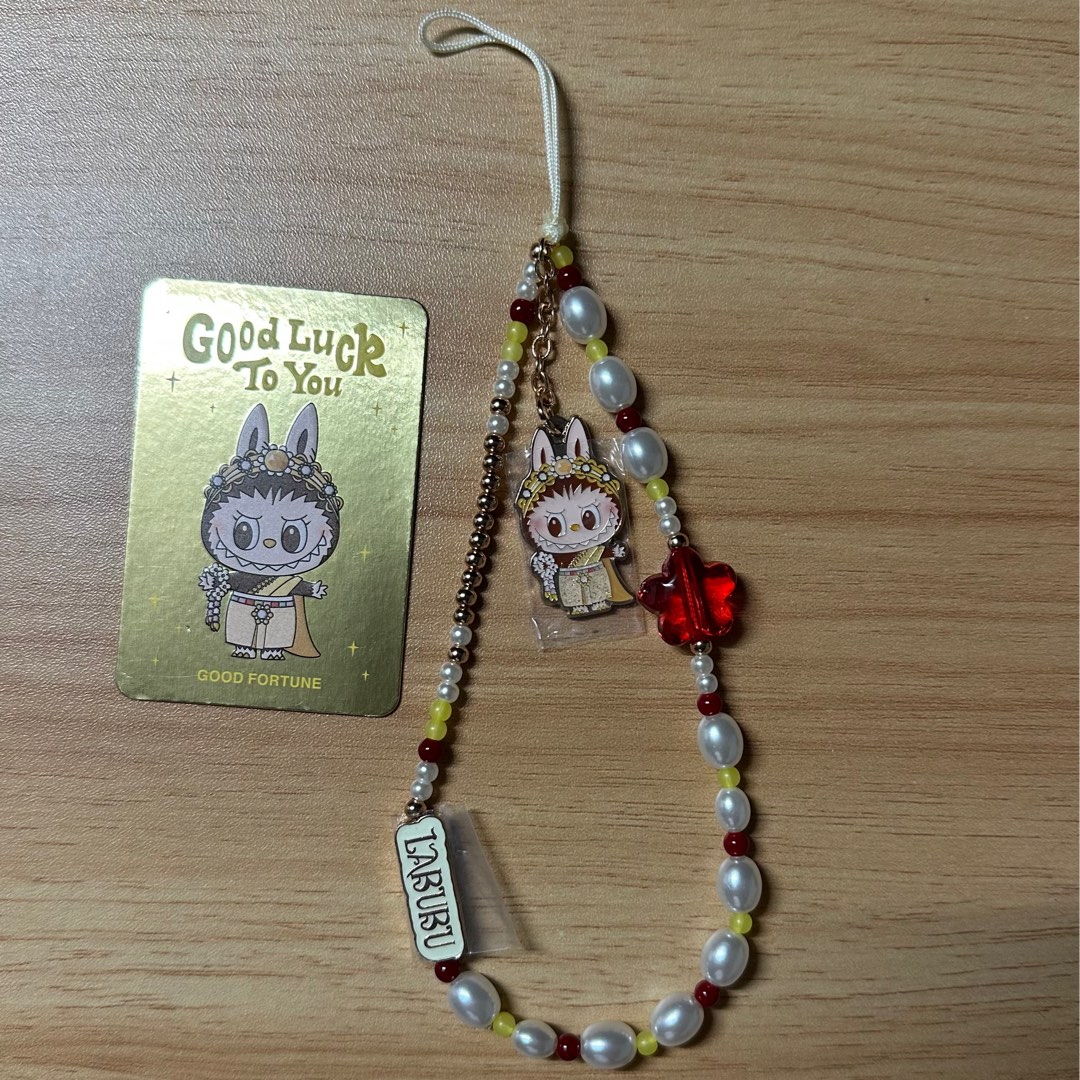 Labubu Good Luck To You phone charm - Good Fortune, Hobbies & Toys ...