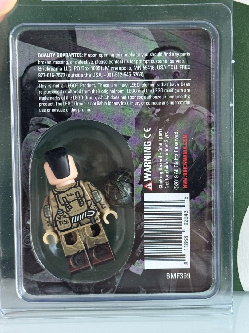 LEGO Customs: WWII U.S. Paratrooper (In the box brand new), 興趣及遊戲, 玩具 ...