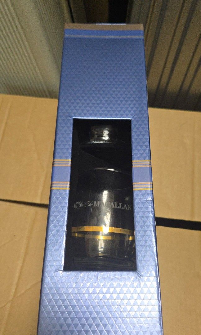Macallan Limited Edition 12 years old triple cask with 2 glass cups, 嘢食 ...