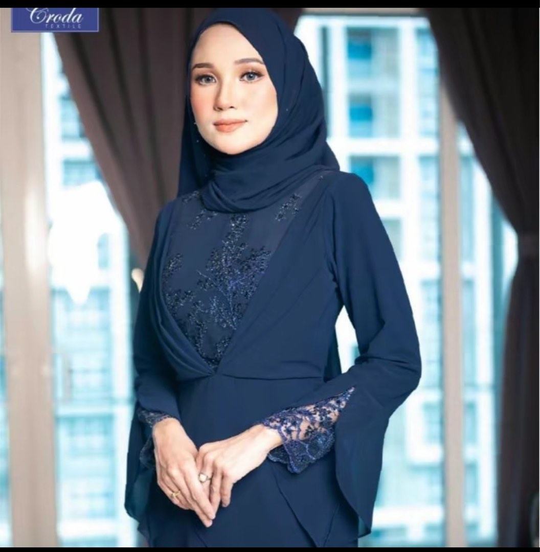 melinda kurung croda, Women's Fashion, Muslimah Fashion, Baju Kurung & sets on Carousell