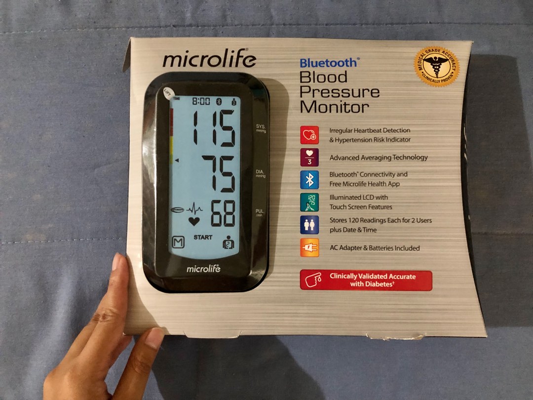 Microlife Blood Pressure Monitor (Bluetooth), Health & Nutrition, Medical Supplies & Tools on ...