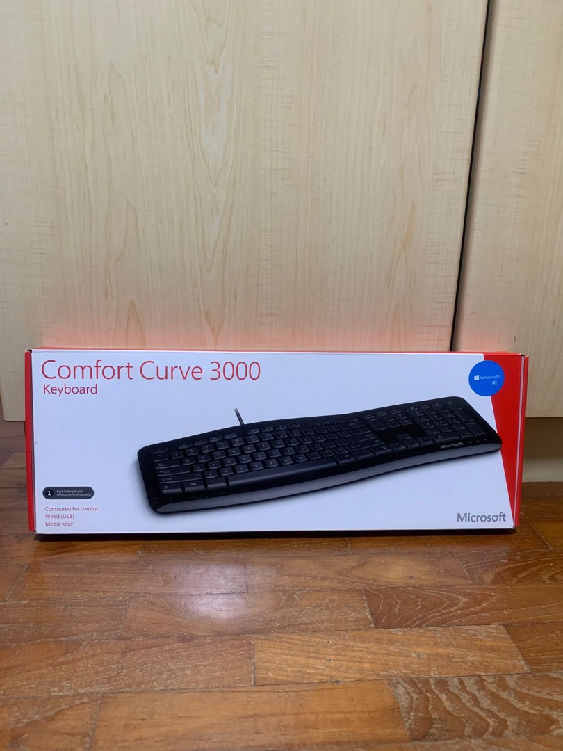 Microsoft Comfort Curve 3000 Keyboard, Computers & Tech, Parts & Accessories, Computer Keyboard ...