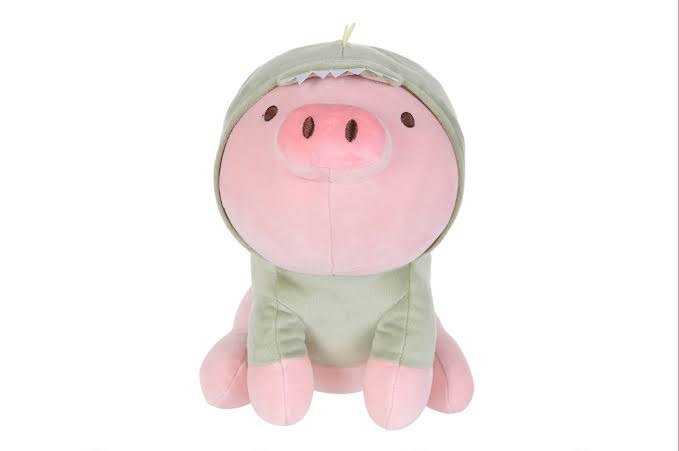 Miniso Pig - Dino Cosplay Plush, Hobbies & Toys, Toys & Games on Carousell