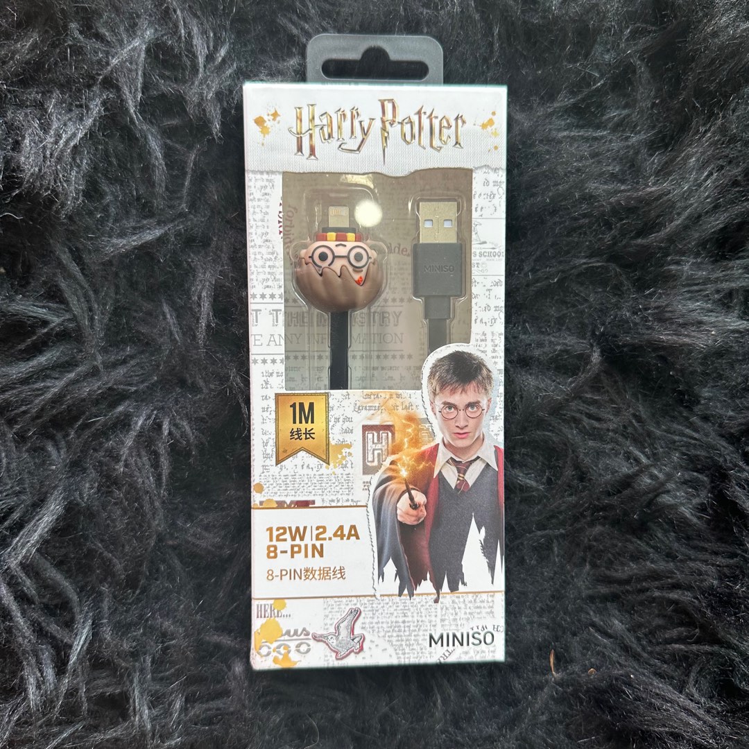 Miniso x Harry Potter 12W 2.4A 8-Pin 1M iPhone iPad Lightning Cable ...