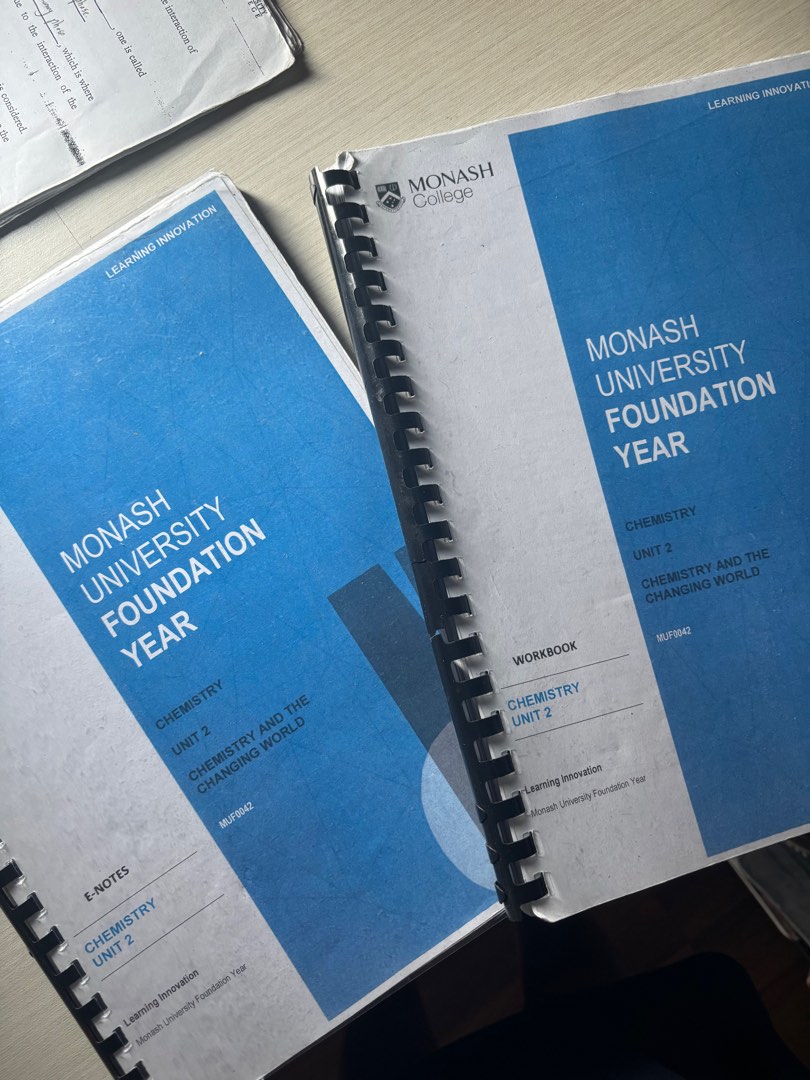 MUFY UNIT 2 CHEMISTRY NOTES AND EXERCISES, Hobbies & Toys, Books ...
