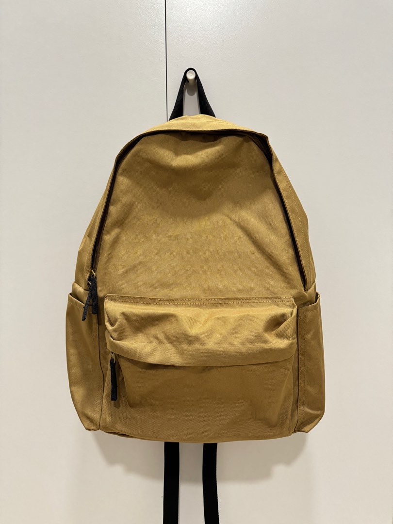 MUJI Backpack (Mustard/Yellow), Women's Fashion, Bags & Wallets ...