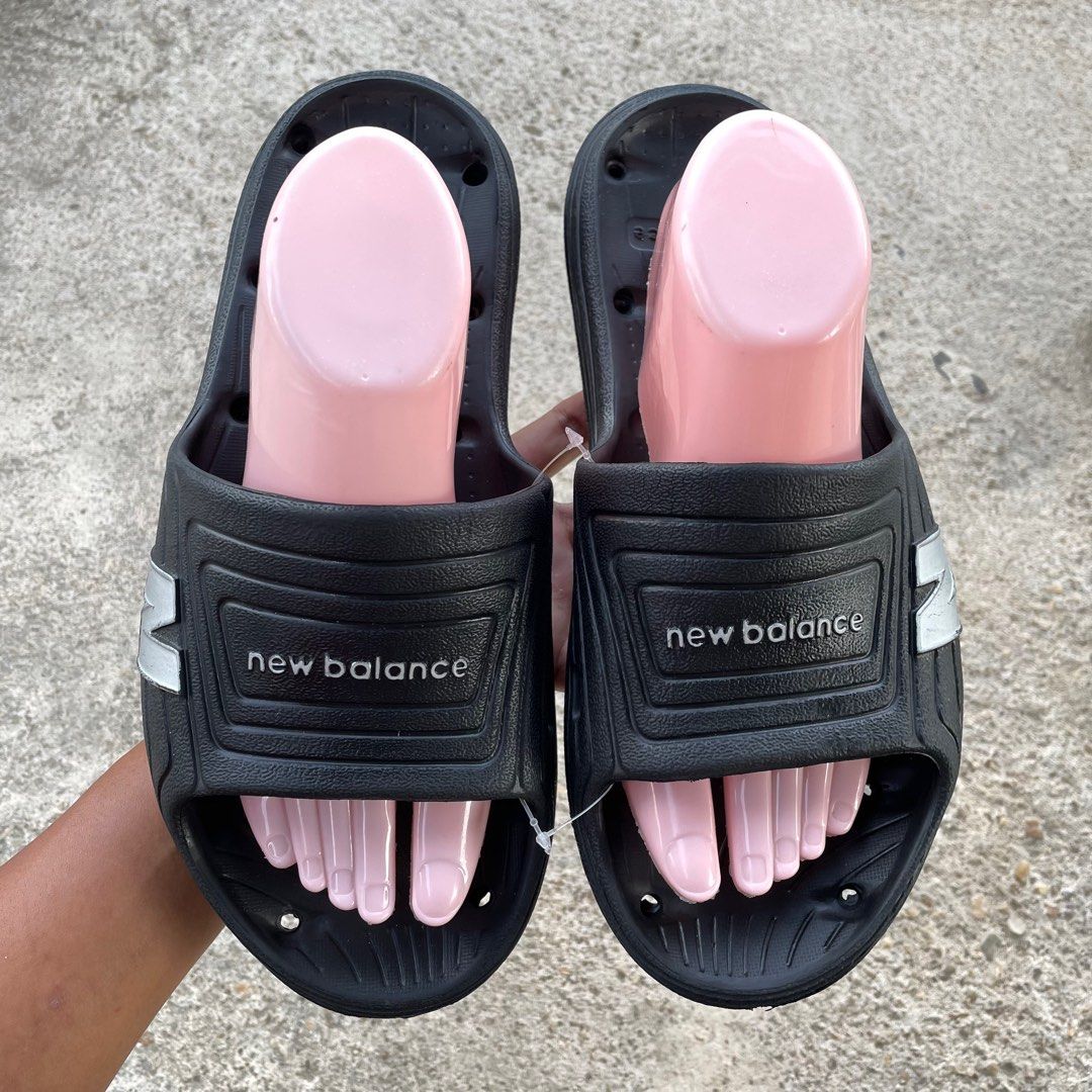 New Balance Slipper Float Slides Black (9UK) RM68, Men's Fashion ...