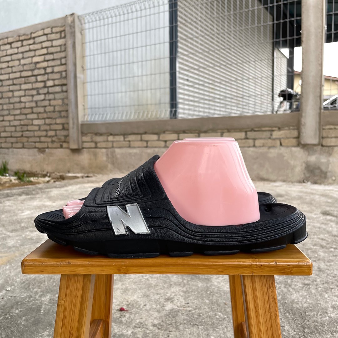 New Balance Slipper Float Slides Black (9UK) RM68, Men's Fashion ...