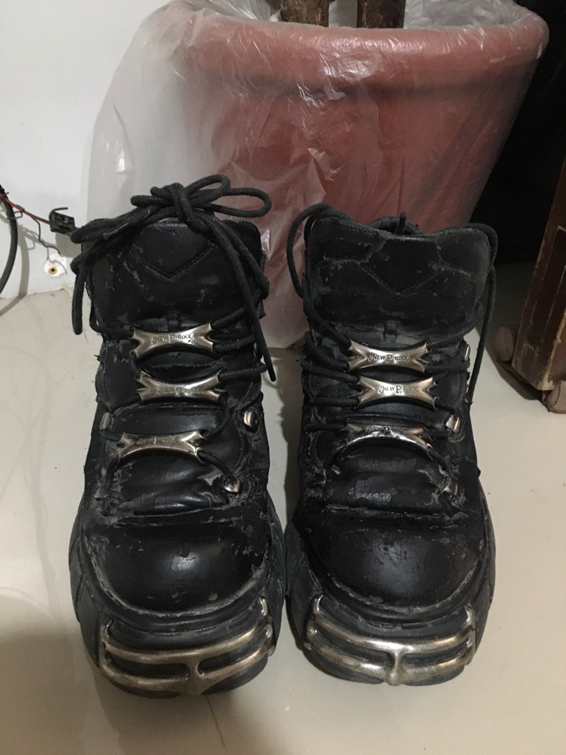 Newrock shoes grunge gothic alt boots, Men's Fashion, Footwear, Boots ...