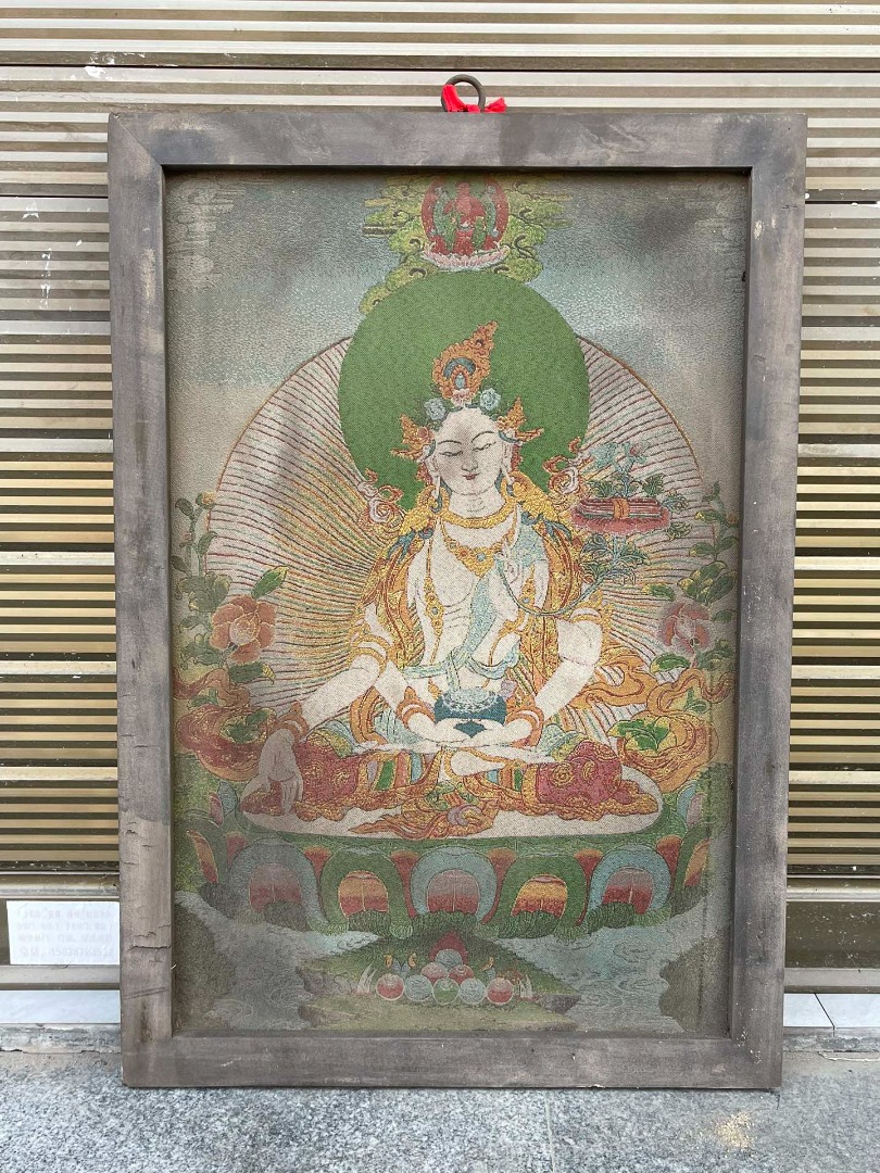 Old Tibetan temple demolished old thangka hangings旧藏寺庙拆迁老唐卡挂像, Hobbies & Toys, Memorabilia ...