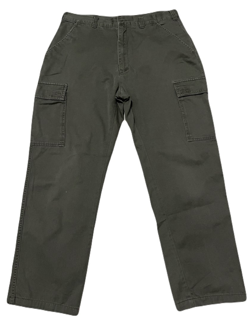 Olive green / moss green Cargo pants, Men's Fashion, Bottoms, Jeans on ...