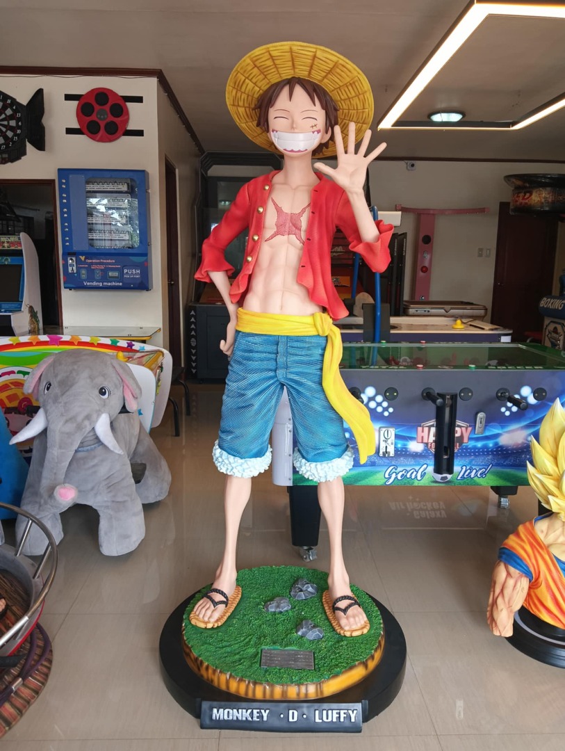 One Piece Monkey D. Luffy Life Size Action Figure Statue, Sports ...