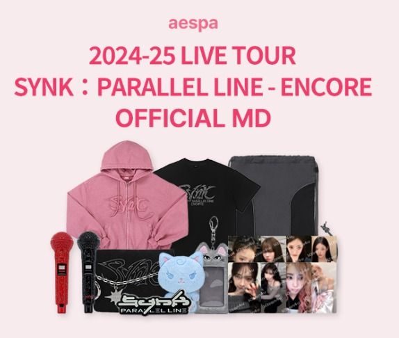 (Still can order) AESPA - 2024-25 Live Tour Synk: Parallel Line ...