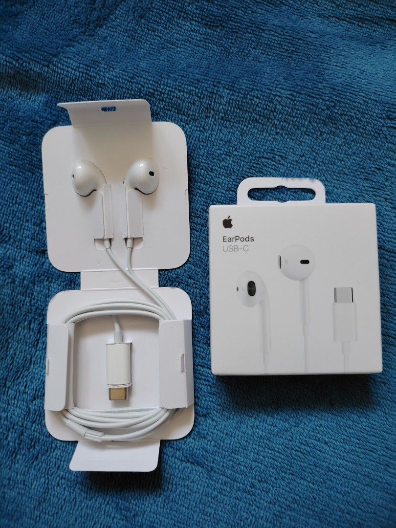 Original Apple Earpods Usb-C Earphone 15 to 16 pro max with Serial Cord ...