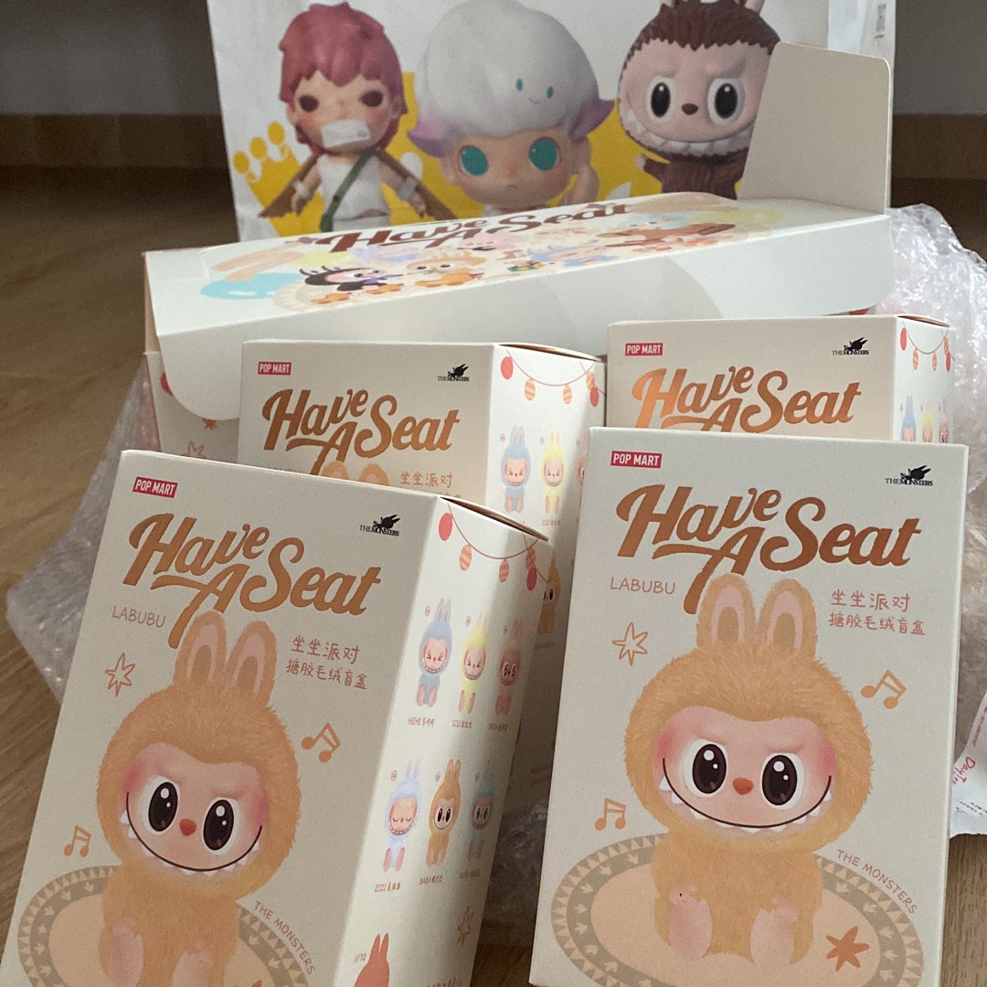 Original Labu u Have A Seat Blindbox Pop mart, Toys & Collectibles ...