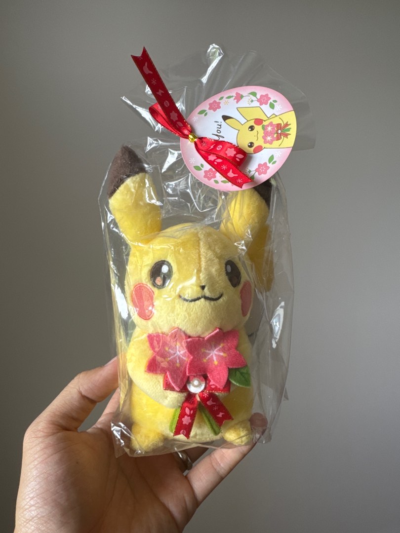 Pokemon Centre Japan Sakura Pikachu Plush, Hobbies & Toys, Toys & Games ...