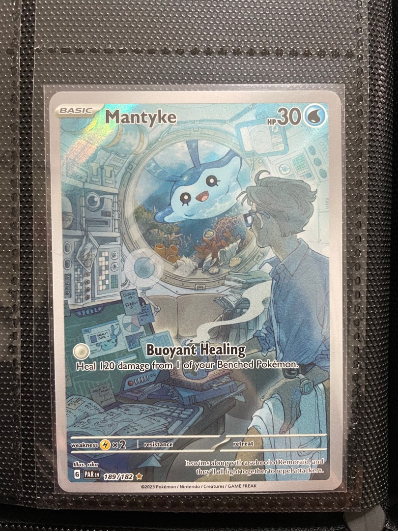 Pokemon IR Mantyke Paradox Rift, Hobbies & Toys, Toys & Games on Carousell