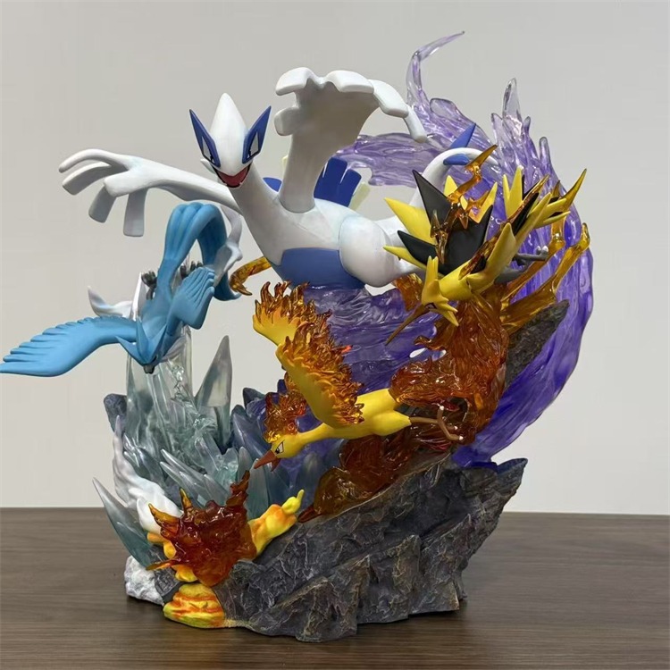 Pokemon Lugia Zapdos Moltres Articuno 35cm PVC Figure Pikachu Charizard ...