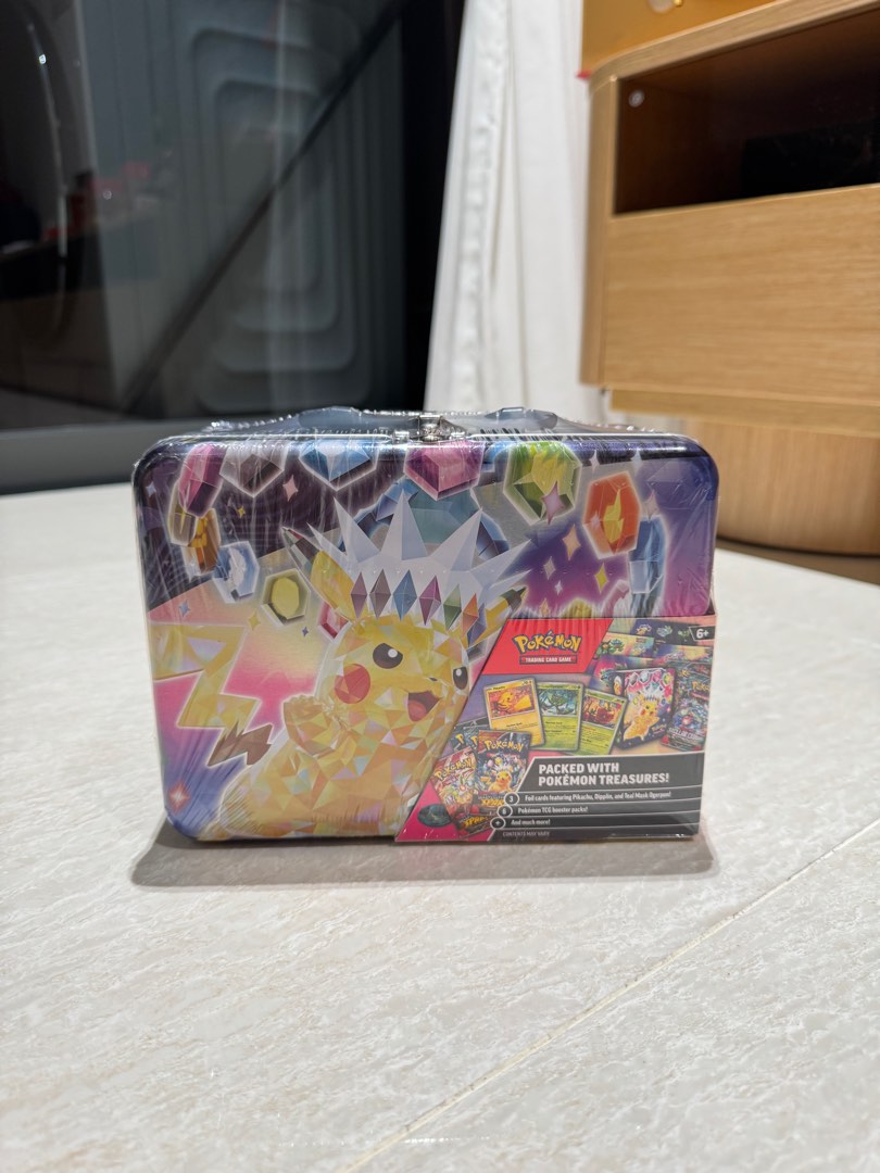 Pokemon Terra Pikachu Collectors Chest Tin (Authentic), Hobbies & Toys ...