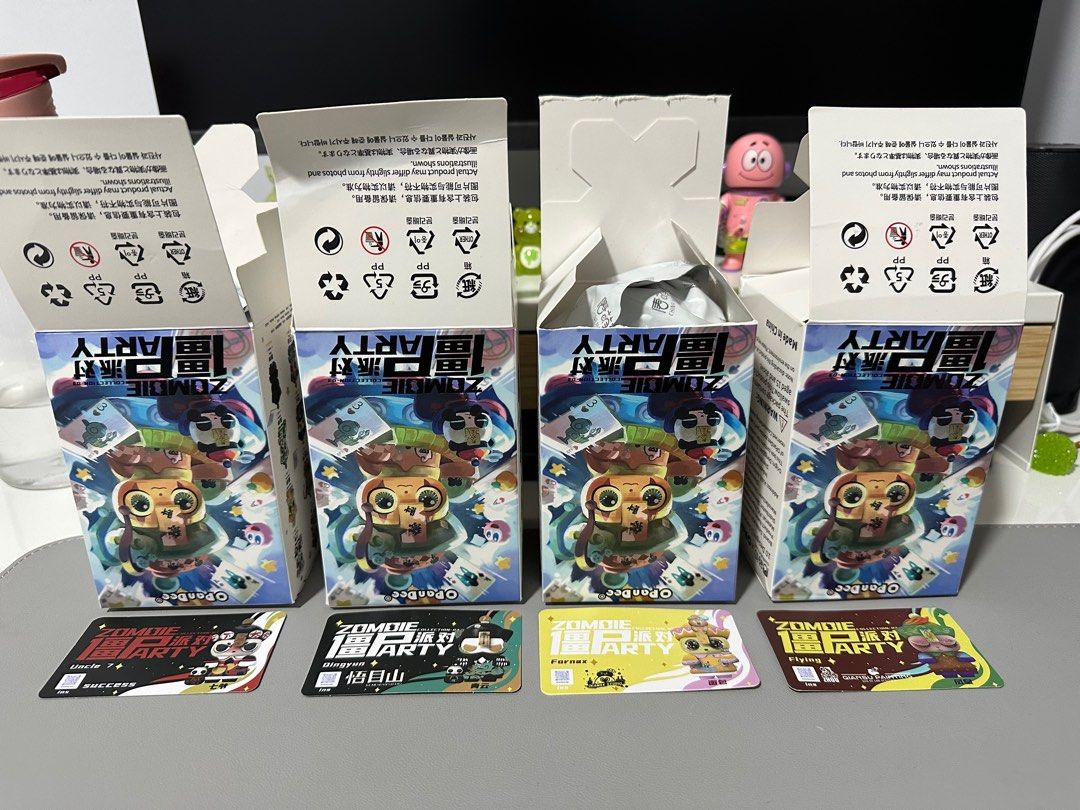 POPMART Zombie party series 3, Hobbies & Toys, Toys & Games on Carousell