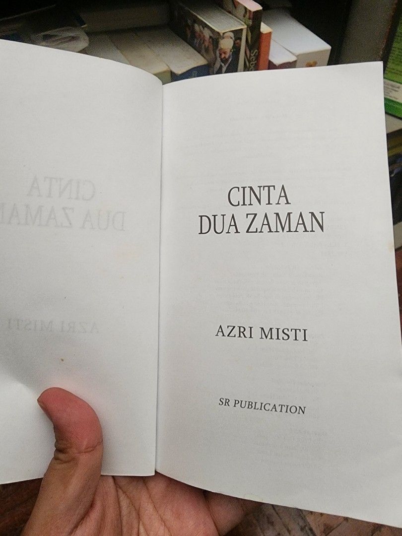 Preloved Novel CINTA DUA ZAMAN by AZRI MISTI, Hobbies & Toys, Books ...