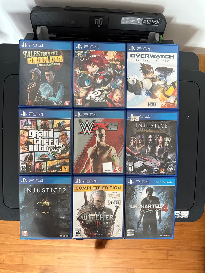 PS4 game Tales from the borderlands / Persona 5 / Overwatch / GTA V ...