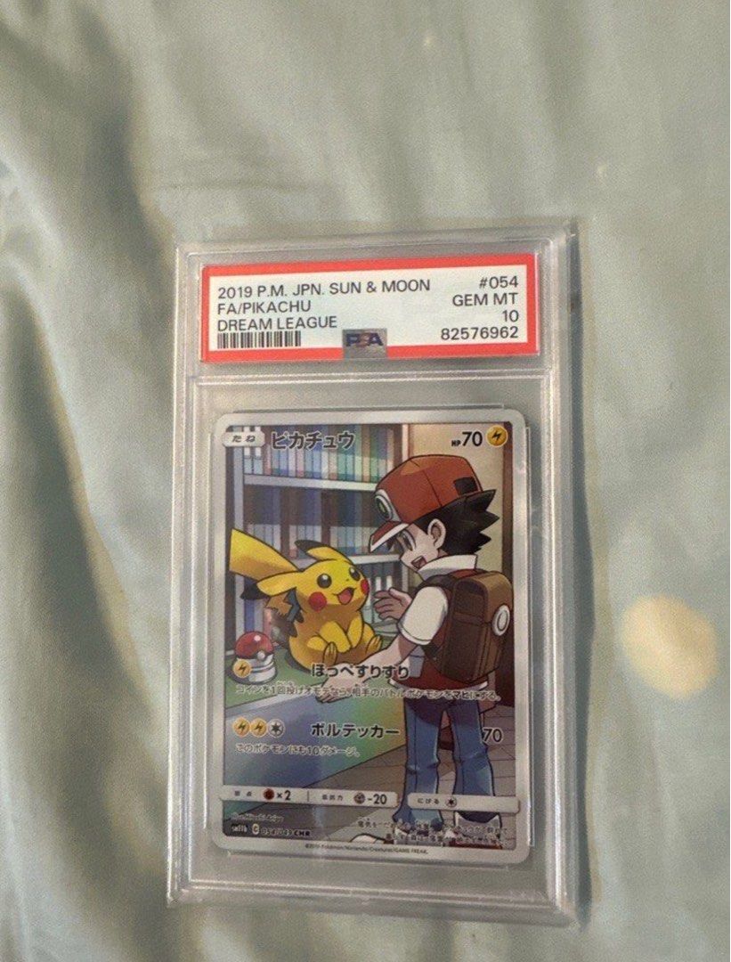 PSA 10 GEM MINT Pokemon Pikachu Dream League Full Art Japanese #054/049, Hobbies & Toys, Toys ...