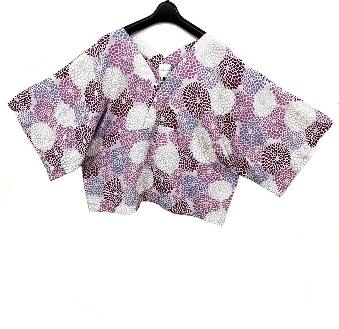 Rare Sou Sou Kyoto Japan Hand Painted Crafted Wide Square Tops, Women's ...