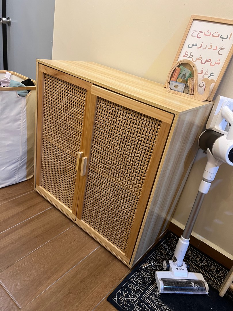 Rattan Webbing Cabinet, Furniture & Home Living, Furniture, Shelves ...