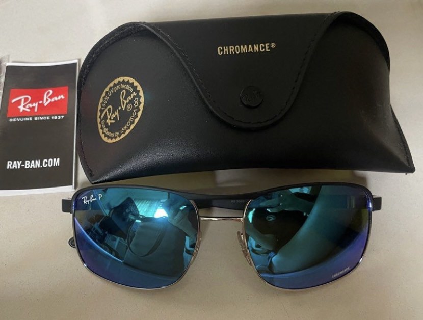 Ray-Ban RB 3660CH Sunglasses, Men's Fashion, Watches & Accessories ...