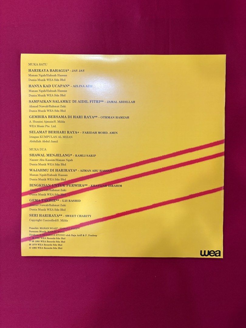 Riang Ria Hari Raya Album Piring Hitam Jay Jay Azljna Aziz Jamal ...