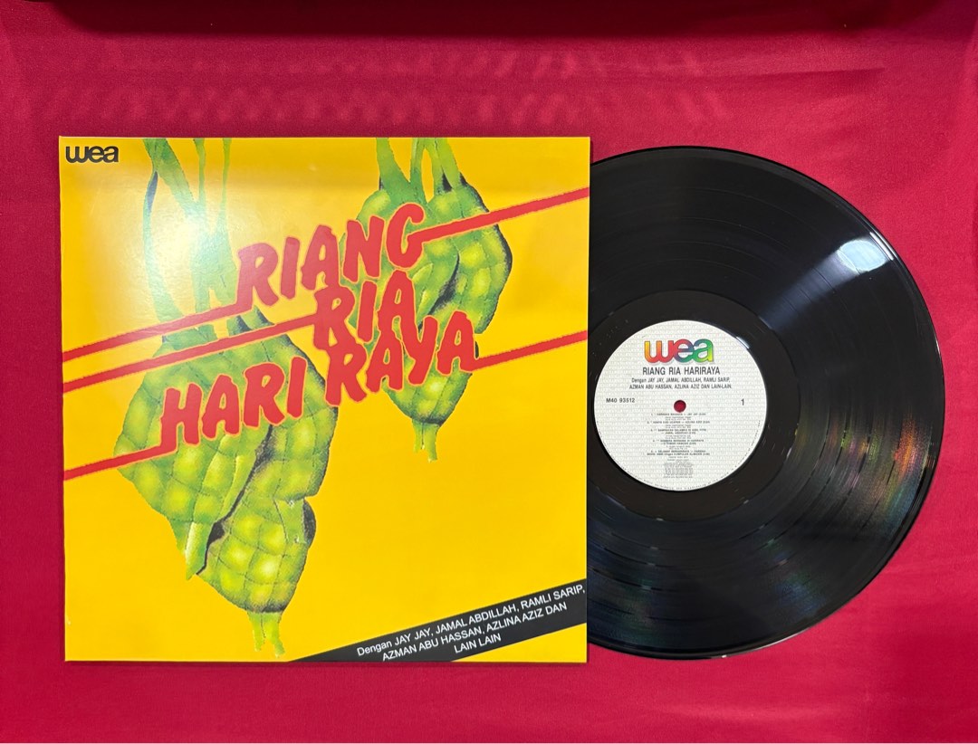 Riang Ria Hari Raya Album Piring Hitam Jay Jay Azljna Aziz Jamal Abdillah Uji Rashid Dll Lp ...