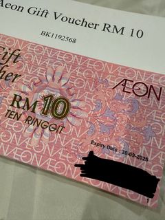 AEON Voucher, Tickets & Vouchers, Vouchers on Carousell