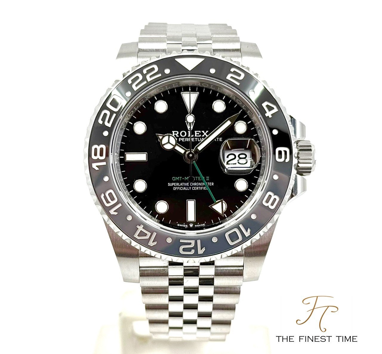 Rolex GMT-Master II 126710GRNR Jubilee 126710GRNR Bruce Wayne Jubilee ...