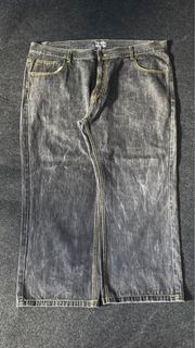 Y2K Play Bigg White Stitch Baggy Jeans, Men's Fashion, Bottoms, Jeans ...