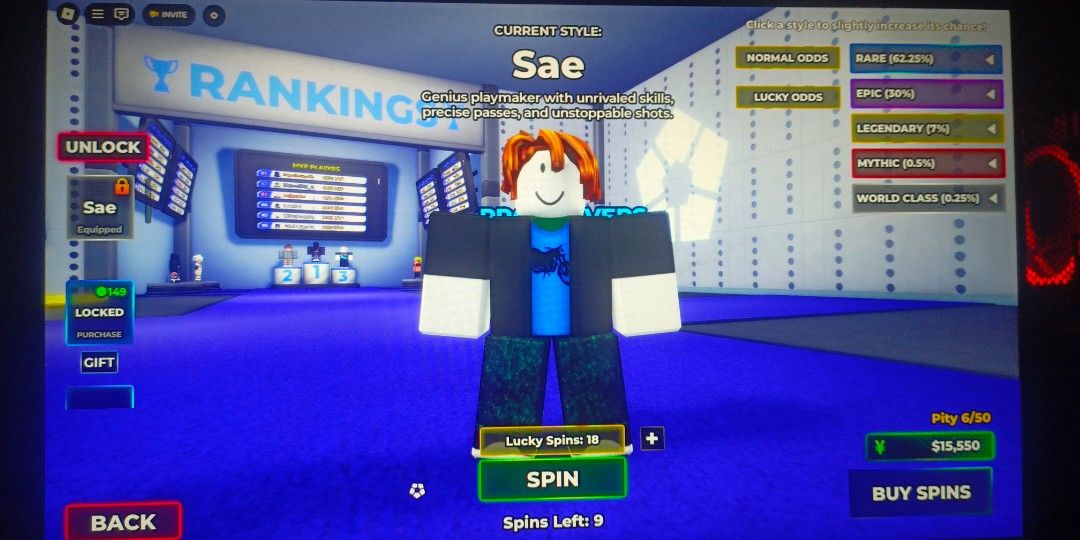 SAE BLUE LOCK RIVALS ACCOUNT, Video Gaming, Gaming Accessories, In-Game ...