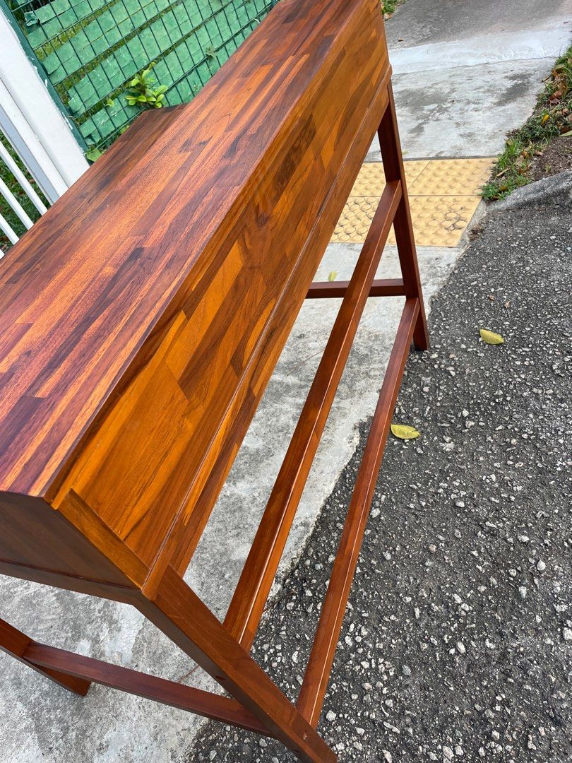 Scanteak desk console n bench available 110/60/76cm free delivery ...