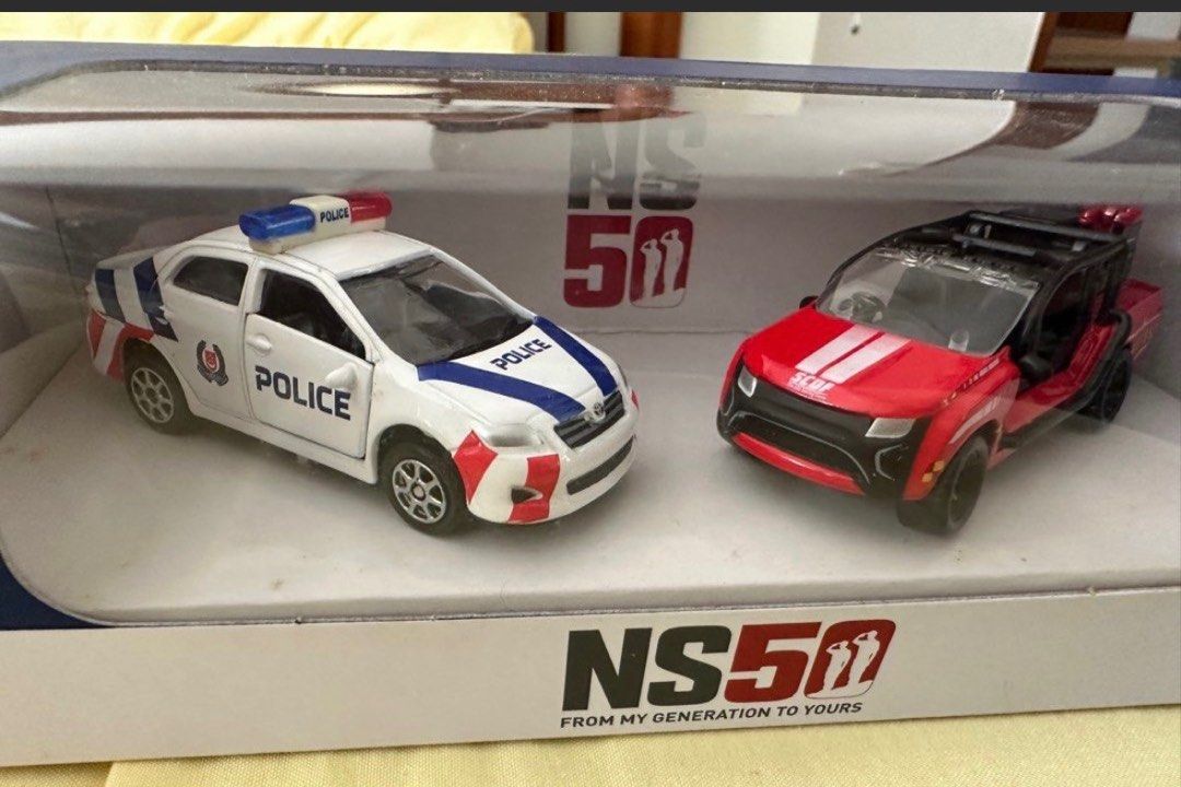SCDF LF5G & FMV + SPF Police Car (3items) 1/64, Hobbies & Toys, Toys ...
