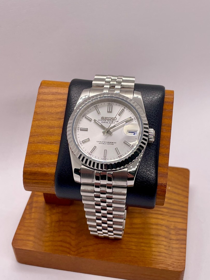 [PRE-ORDER] Seiko Custom Mod “Datejust Silver” 36mm/ 39mm case, Men's ...